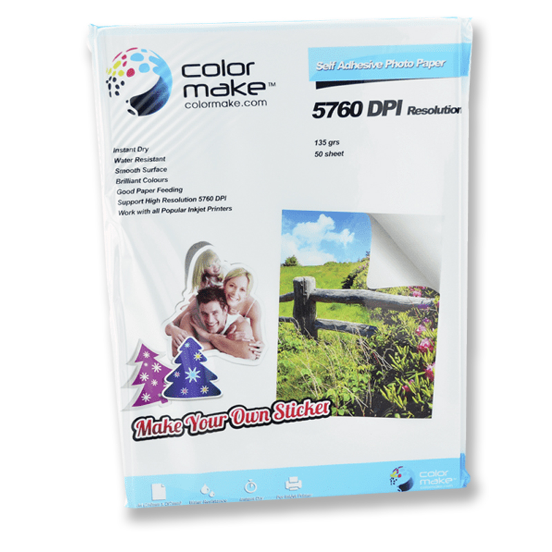 Impresoras Fotografía: PAPEL FOTOGRAFICO A4 COLORMAKE